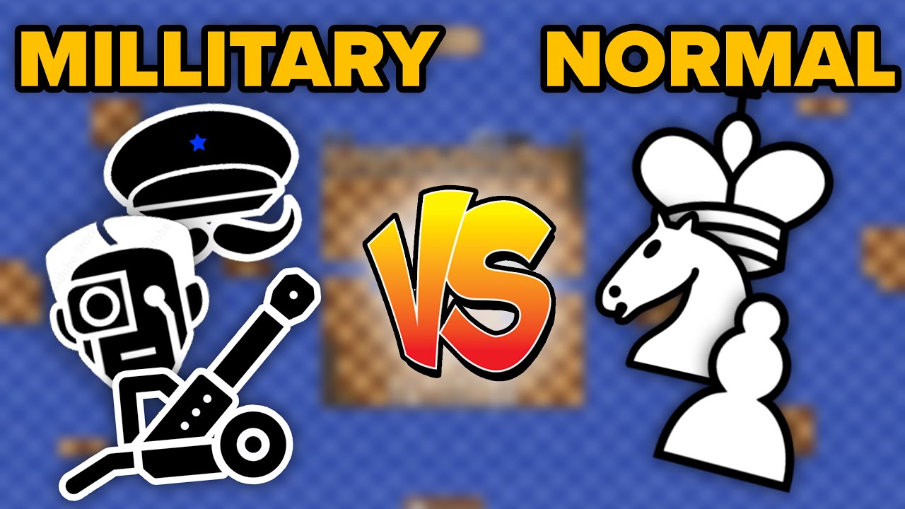 Military Chess vs. Classic Chess - YouTube