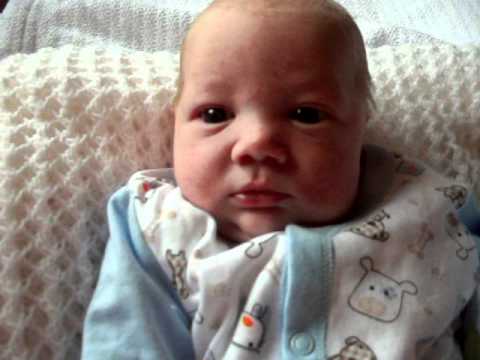 2 day old newborn baby Toby - YouTube