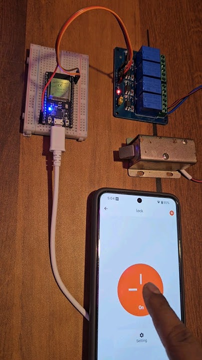 IoT Solenoid Gate Lock control system using KME SMART THE BEST IOT PLATFORM IN 2024 - YouTube