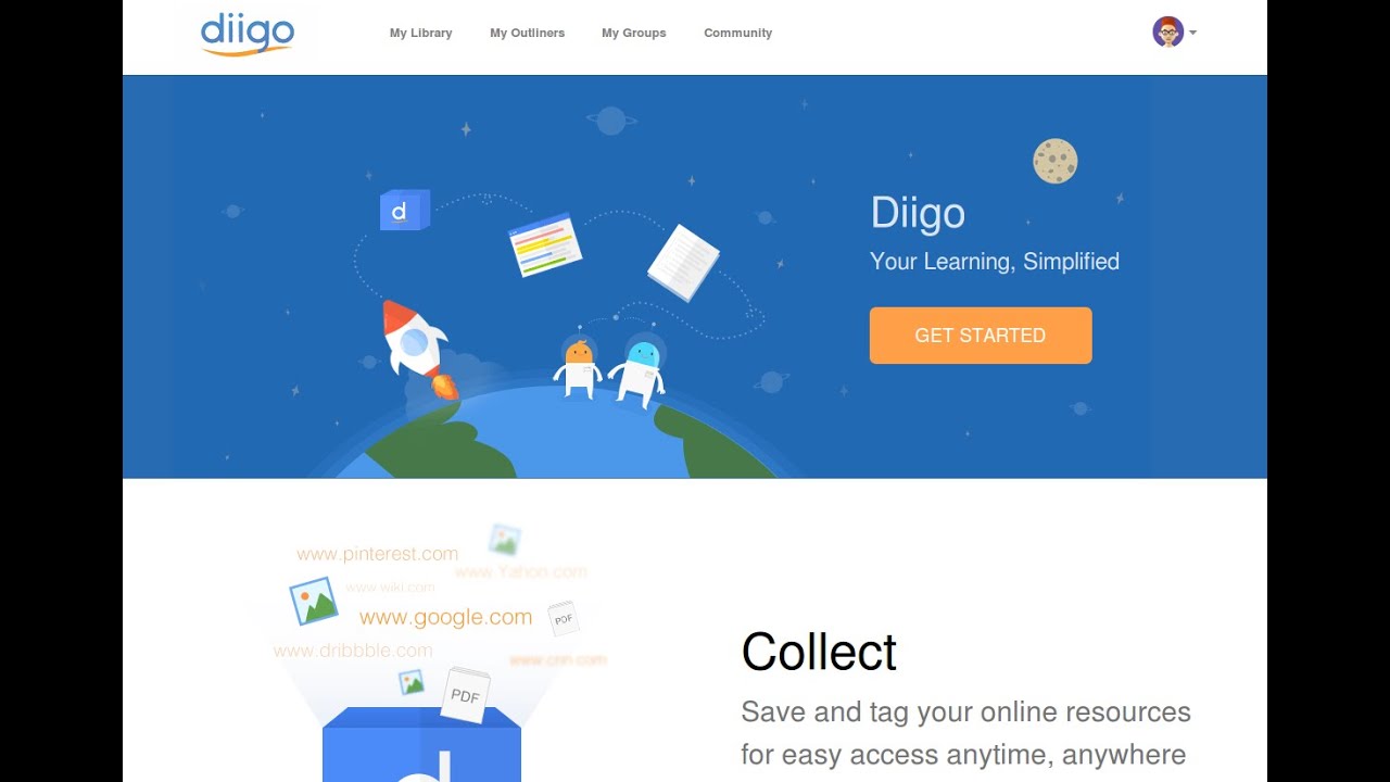 Diigo : installation du Diigolet et ajout d'un article à la veille ...