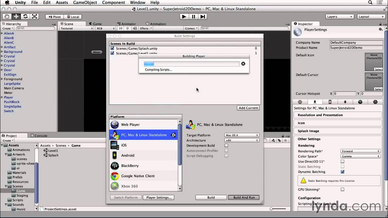 Advanced Unity 3D Game Programming 09 01 publish - YouTube