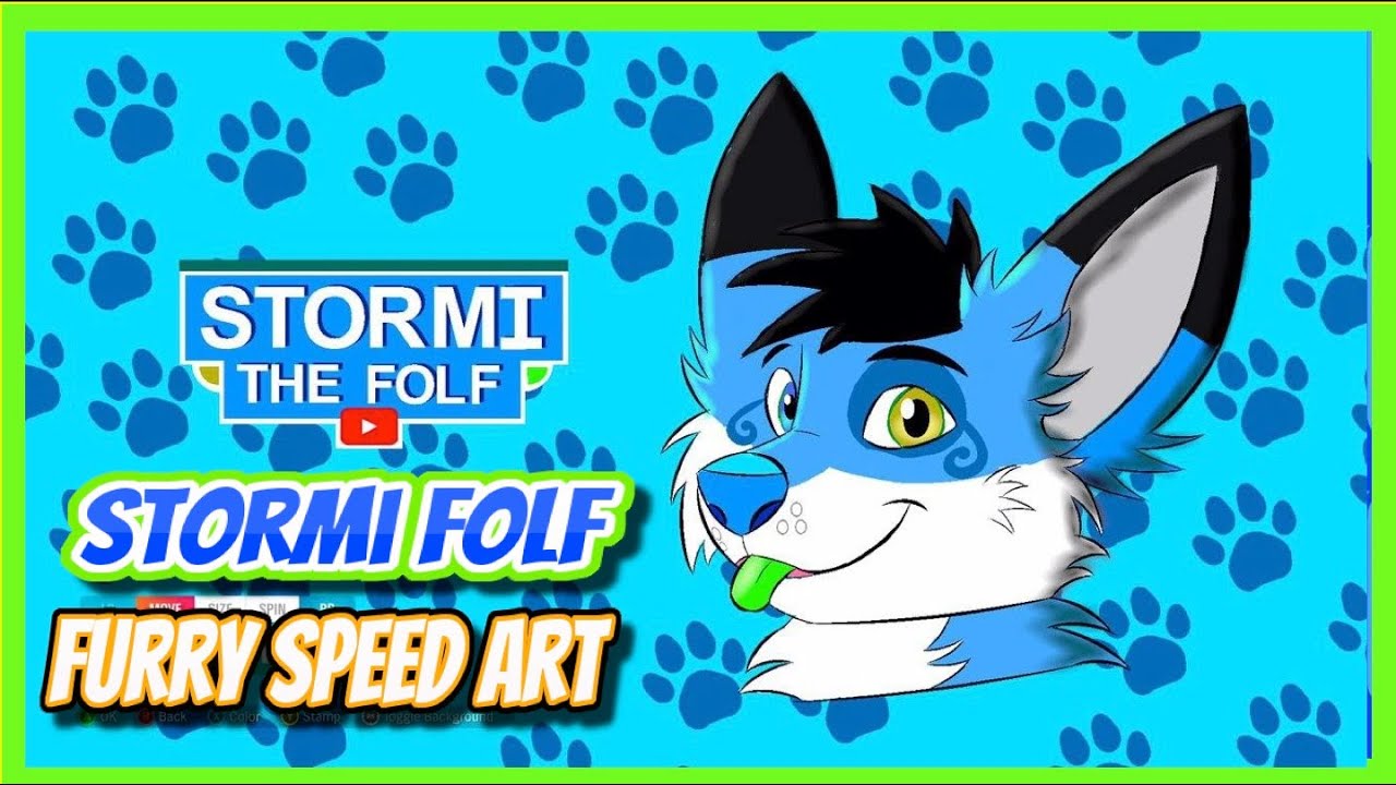 Stormi Folf - Forza Horizon 4 Speed Art - Furry Art/Furry Fan Art - YouTube