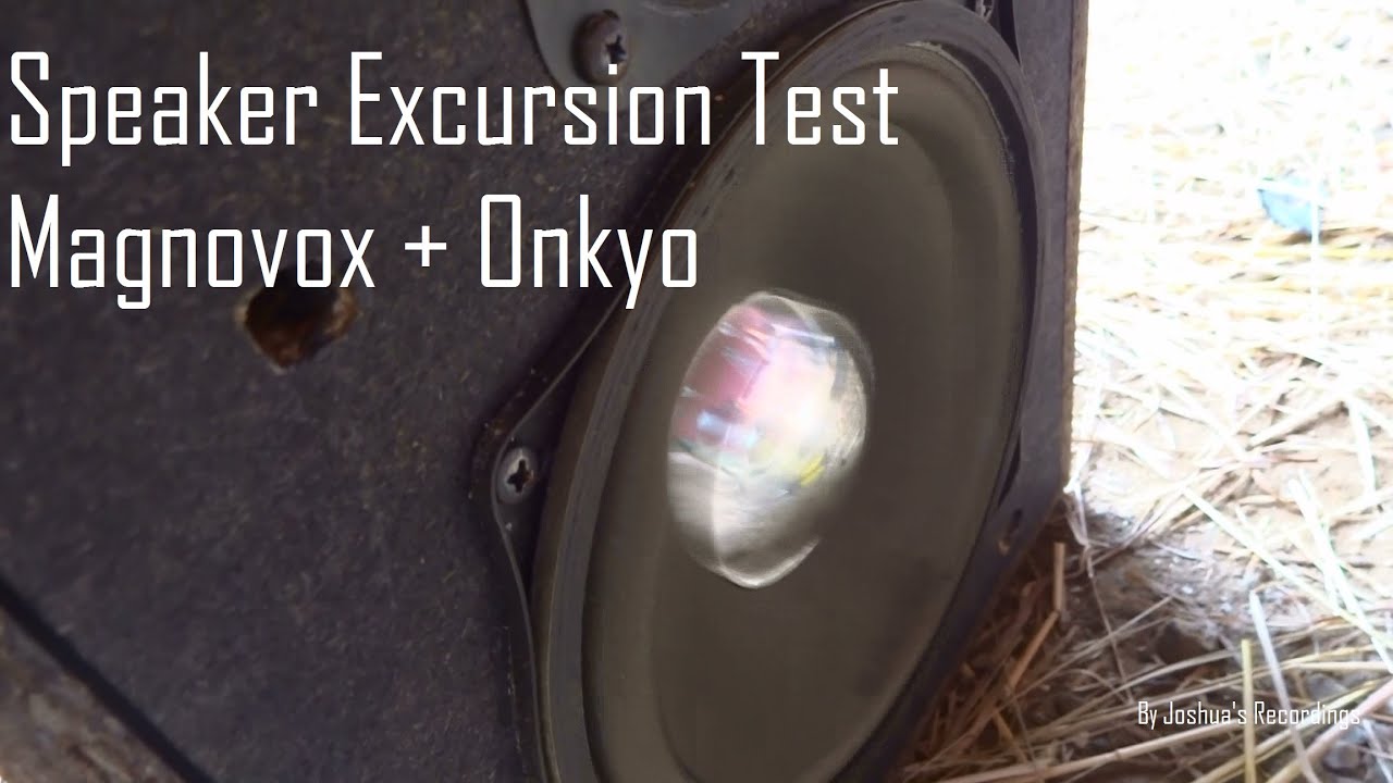 Speaker Excursion Test (Magnavox) - YouTube