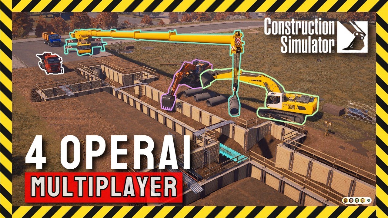 4 OPERAI in MULTIPLAYER su CONSTRUCTION SIMULATOR 22! - YouTube