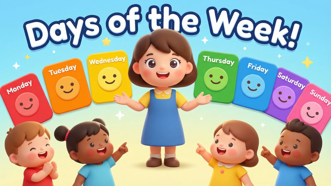 Learn DAYS OF THE WEEK Fast with This FUN Music Video | Educational ...