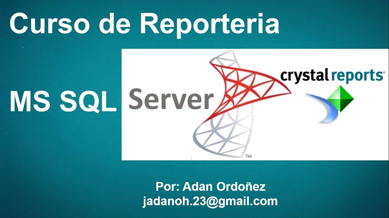 8- Instalando y creando mi primer reporte con Crystal Reports - YouTube