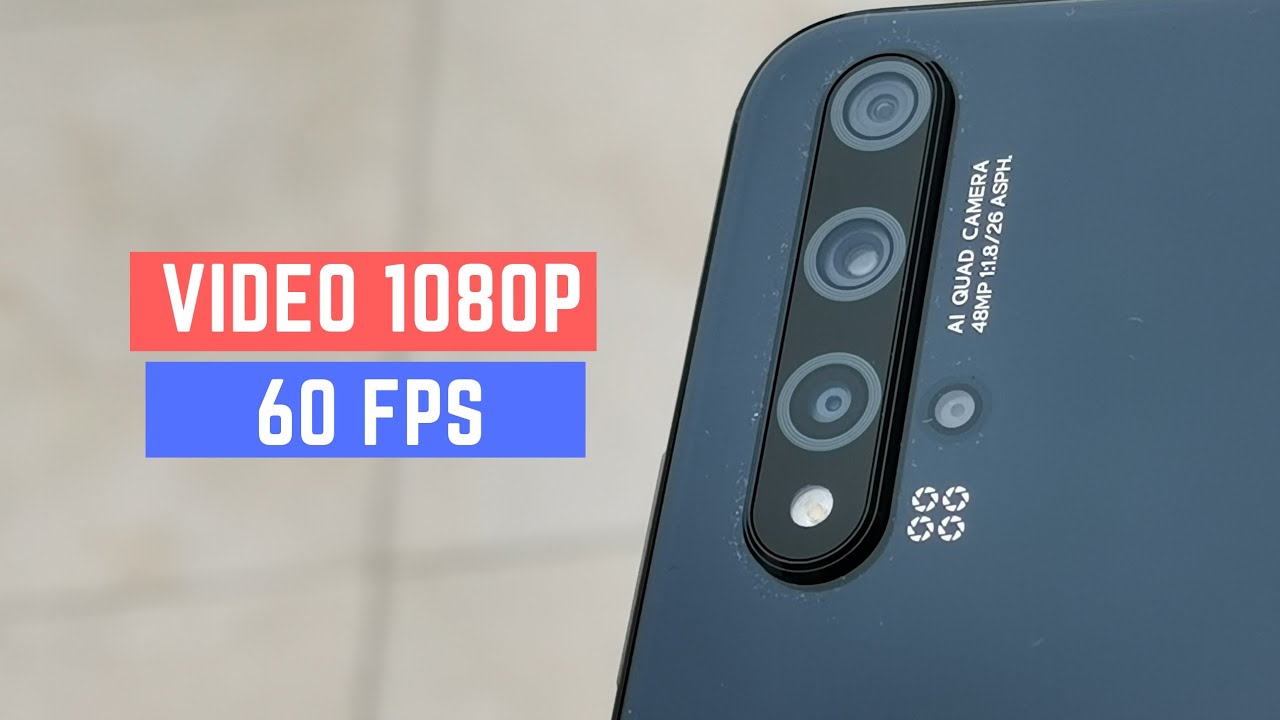 Huawei Nova 5T - Cámara Principal 1080p 60fps - YouTube