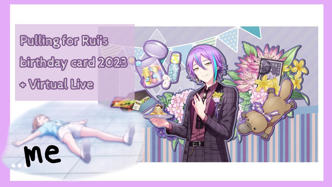 Pulling for Rui's Bday Card + Virtual Live ll Prsk ll ~ Haz3lXxx ...