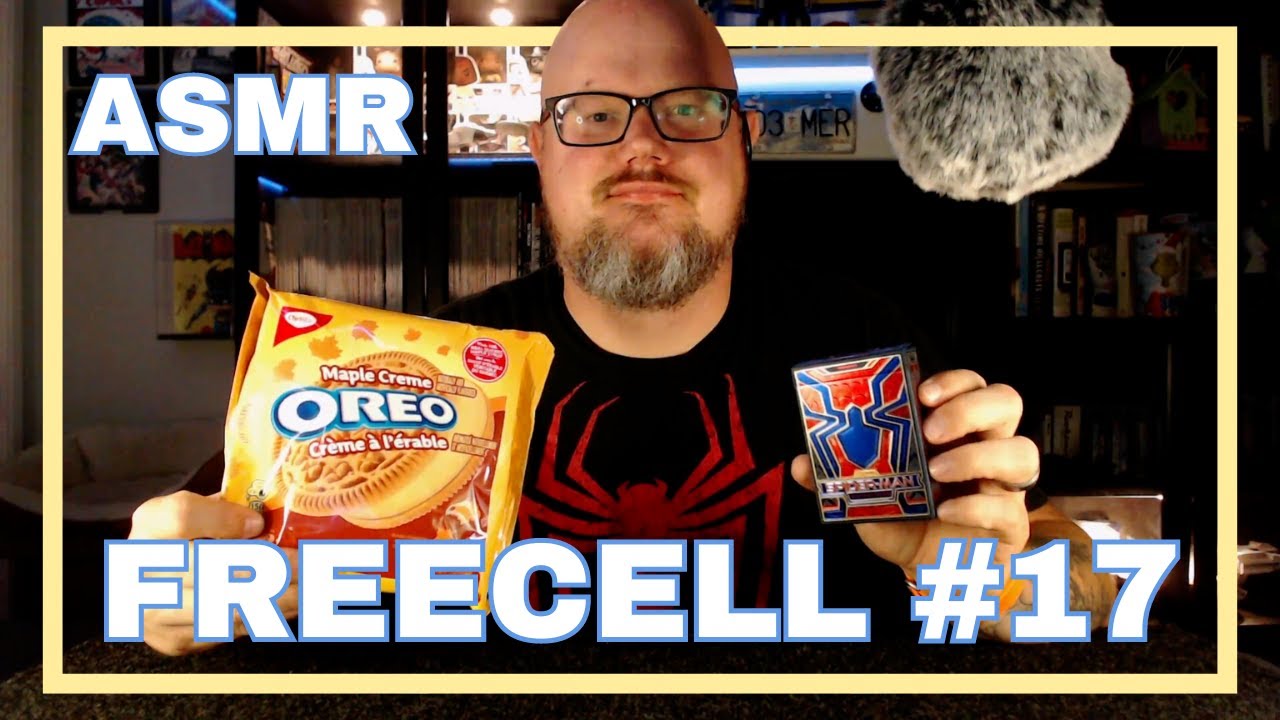 ASMR: Real Maple Oreo's & FreeCell - YouTube