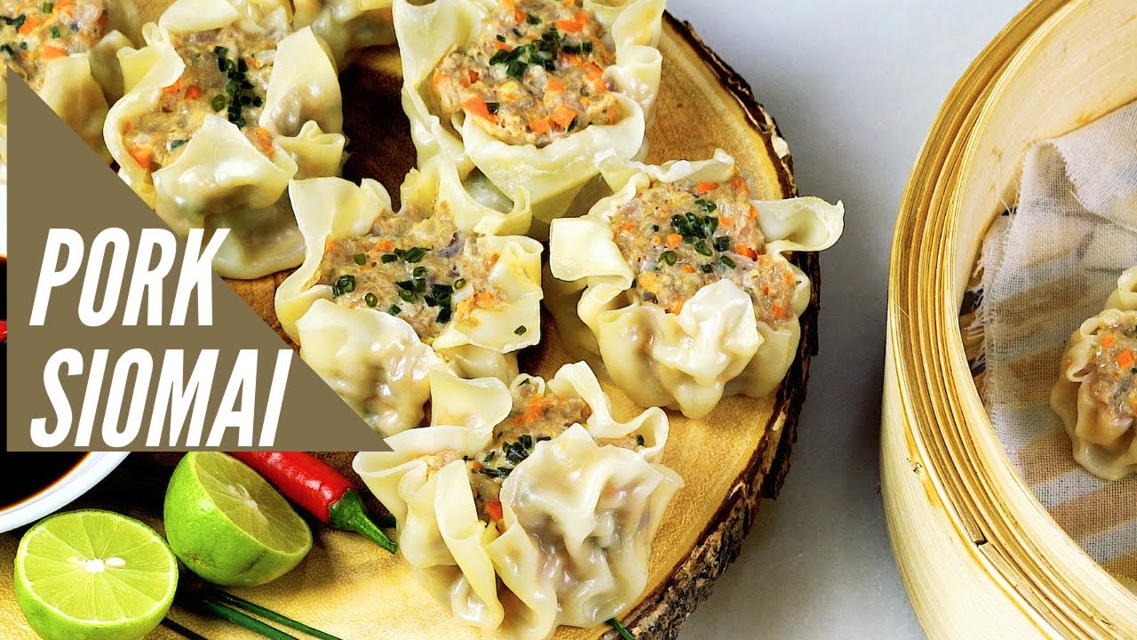 Pork Siomai Recipe Pork Shumai How To Wrap Siomai Youtube