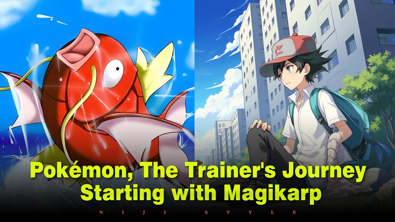 Pokémon, The Trainer's Journey Starting with Magikarp - YouTube