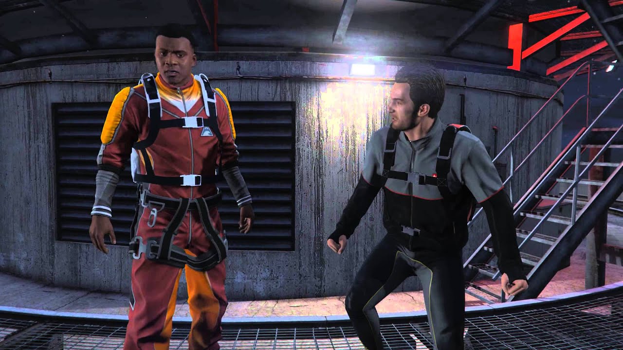 GTA V: Targeted Risk (Side Mission - Franklin vs. Dom - Skydiving from ...