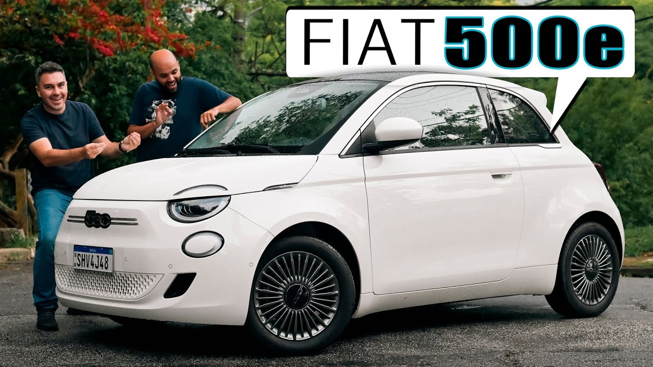FIAT 500e, a versão 100% elétrica do pequeno e nótável carro italiano ...