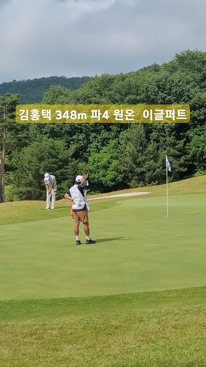 에이원 kpga 14번 파4 원온 후 이글샷-아까비 버디 마무리 - YouTube