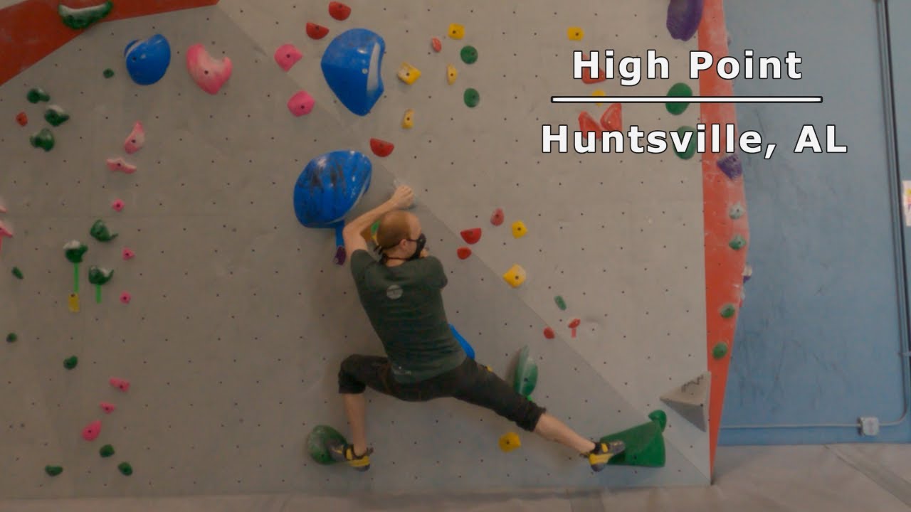fun dynamic bouldering move on this problem at High Point Huntsville ...