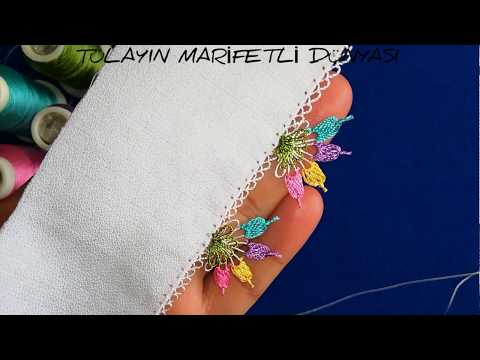 40-) ÇOK BEĞENİLEN ZARİF İĞNE OYASI MODELİ ( SESLİ ANLATIM )