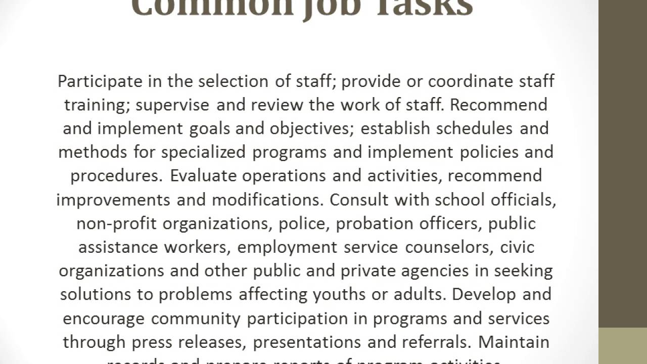 Social Services Coordinator - YouTube