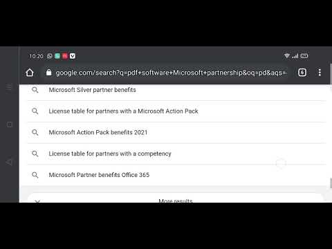 Microsoft Partner Agreement pdf software company google support - YouTube