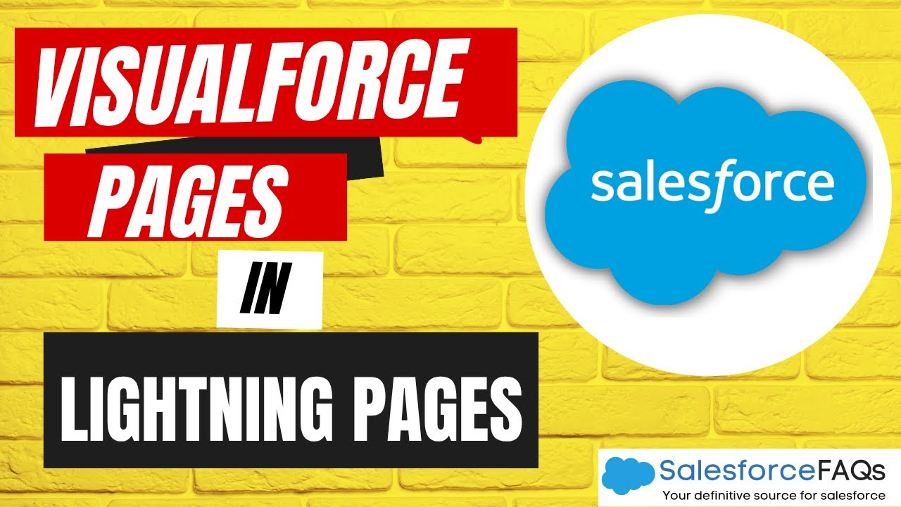 Add Visualforce page in Lightning Pages | Embed Visualforce in ...
