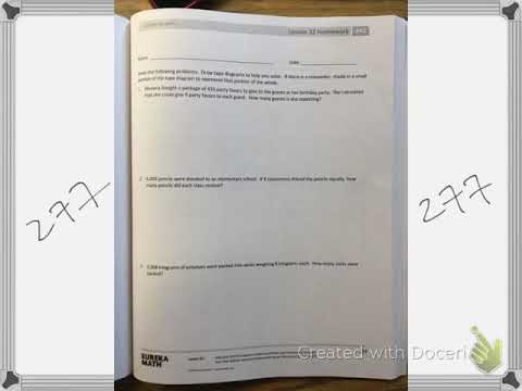 Eureka Math Module 3 Lesson 32 Homework - YouTube