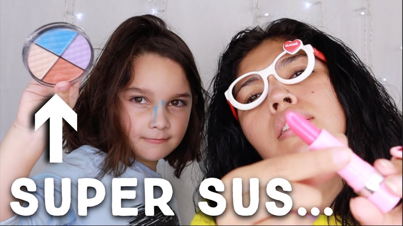 KIDS MAKEUP WITH MY KID!! - YouTube