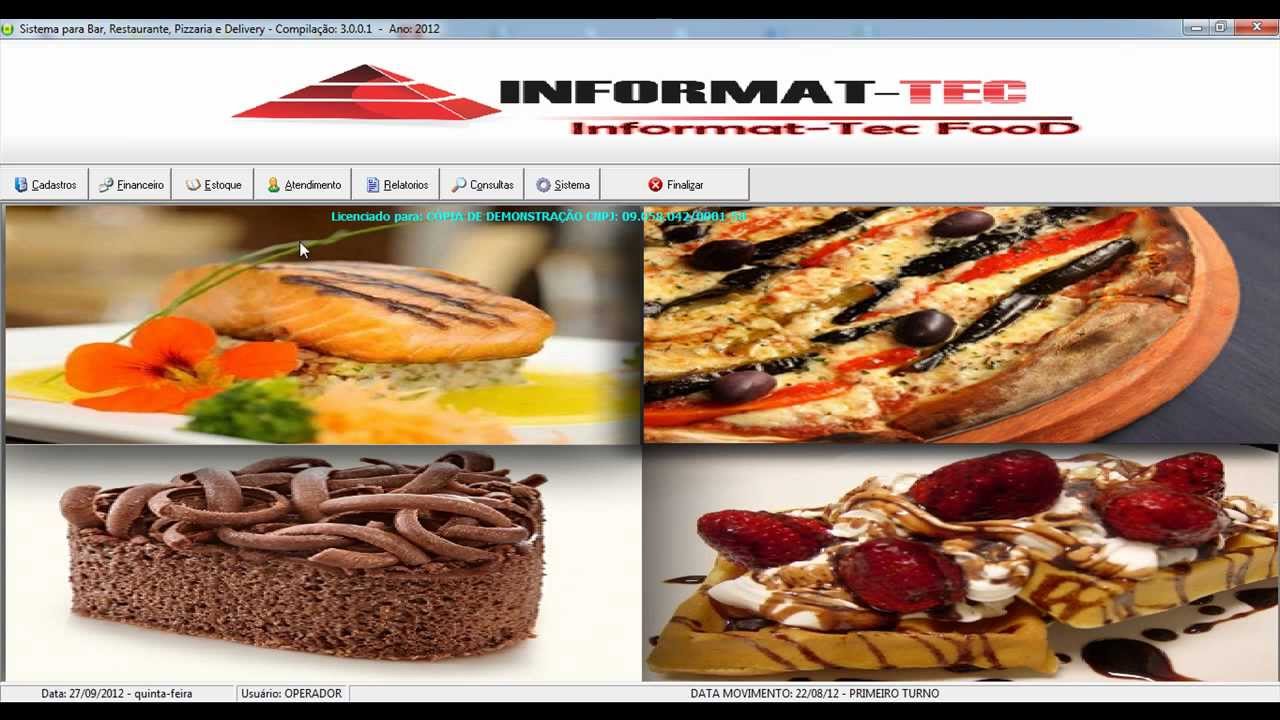 Demonstração Informat-Tec FooD - YouTube