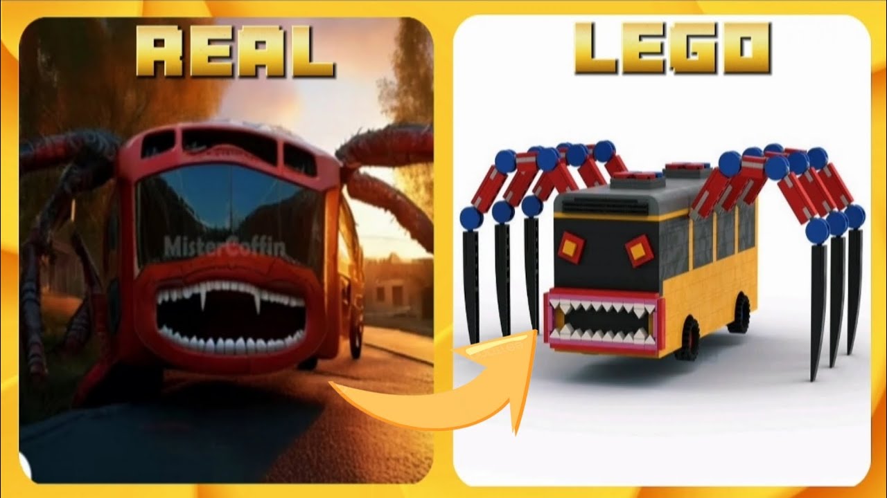 BUS EATER MONSTER VS LEGO/All Eat Monster/Guess The Eater Monster's ...