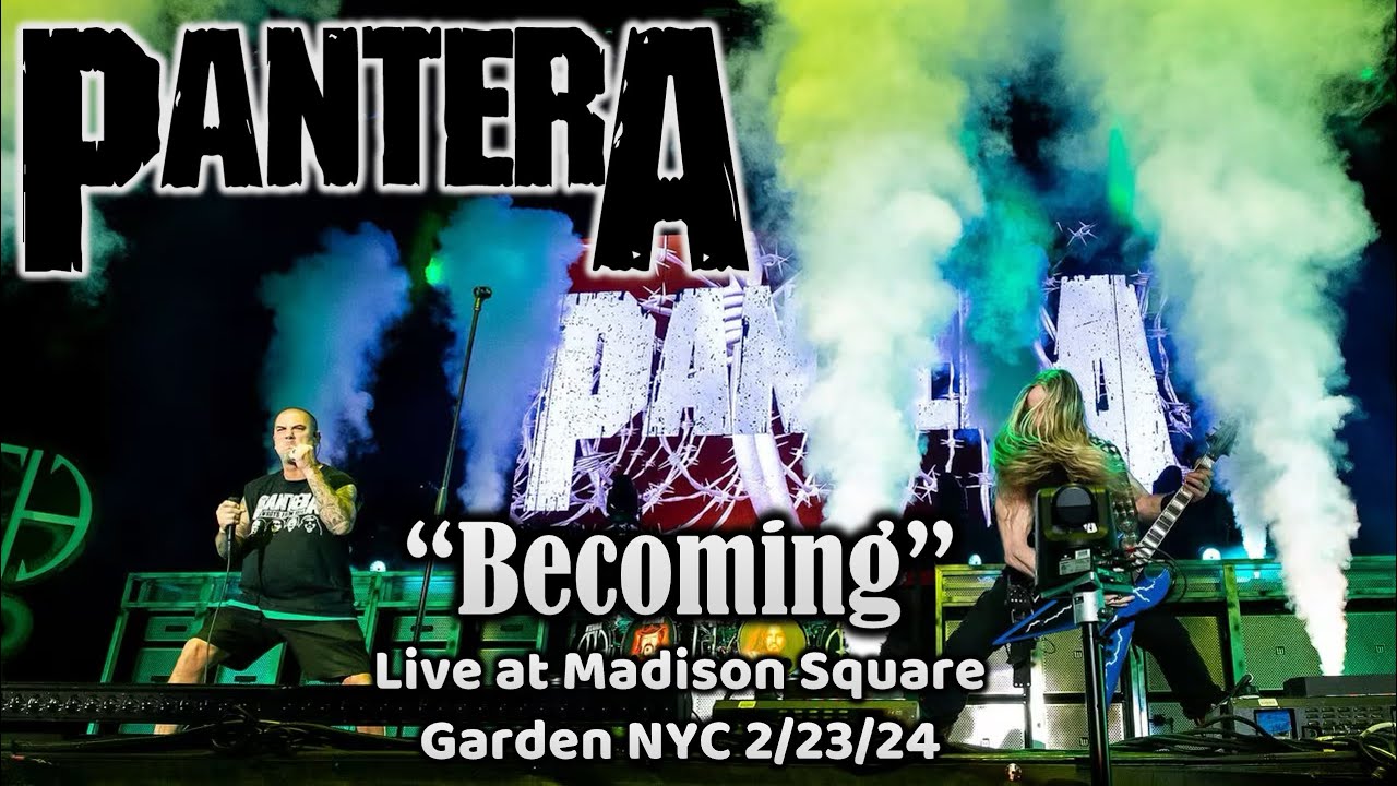 Pantera: Becoming Live (Madison Square Garden NYC February 22nd 2024 ...