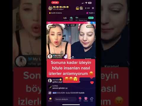 Tiktok da böyle rezil yayın görülmedi