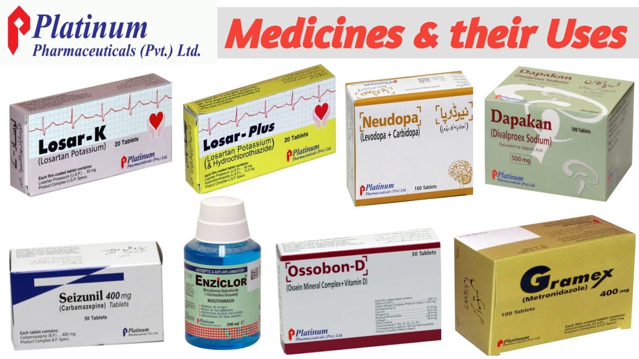 Platinum Pharma Medicines & their Uses| #LosarK #Dapakan #Seizunil # ...