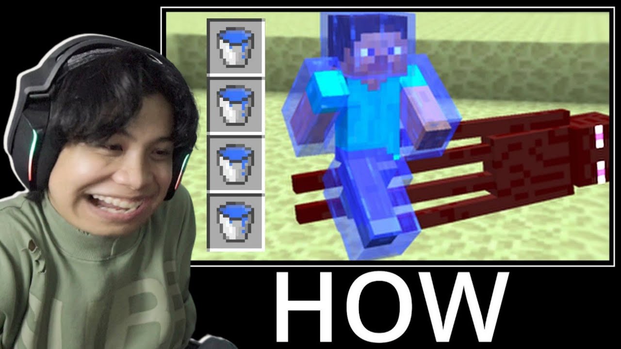 MINECRAFT WAIT WHAT ARMOR WATER BUCKET - YouTube