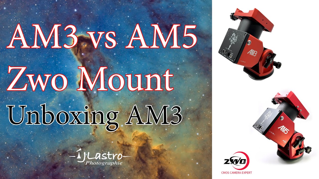 Déballage, installation et essai monture Zwo AM3 - YouTube