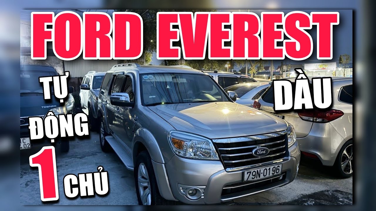EVEREST MẪU 2011 TỰ ĐỘNG MÁY DẦU SIU CỌP 1 chủ bao xài đưa 280t cho nợ bán thiếu 0834333371 ...