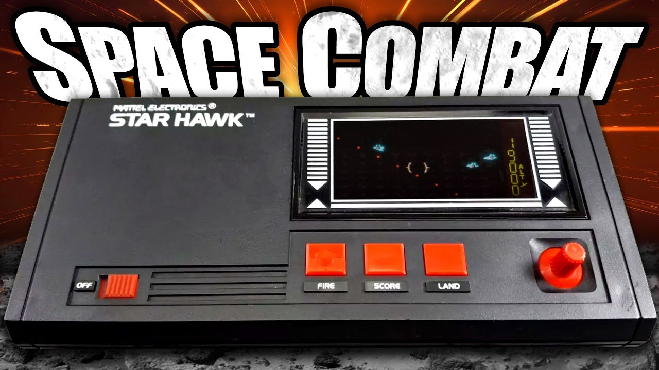 1981 STAR HAWK Vintage Handheld | Mattel Electronics BLASTS You Into ...