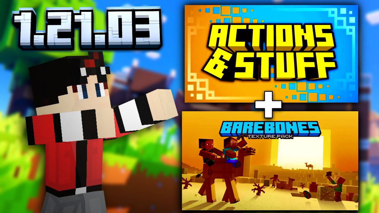 Action & Stuff + Barebones (Minecraft Trailer Recreacion) 1.21.03 ...