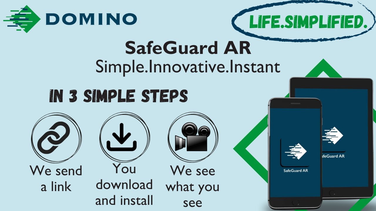 Domino SafeGuard AR- Remote Visual Assistance - YouTube