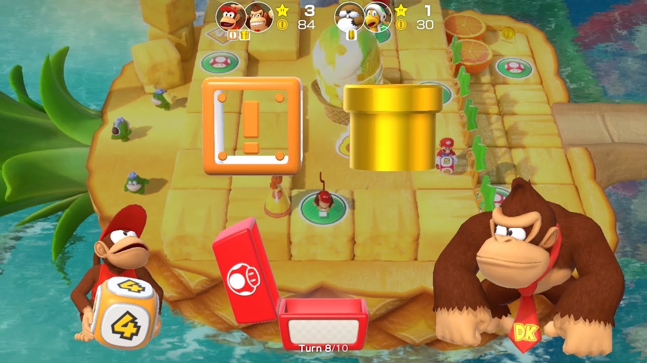 Super Mario Party Partner Party #2119 Watermelon Walkabout Diddy & DK ...