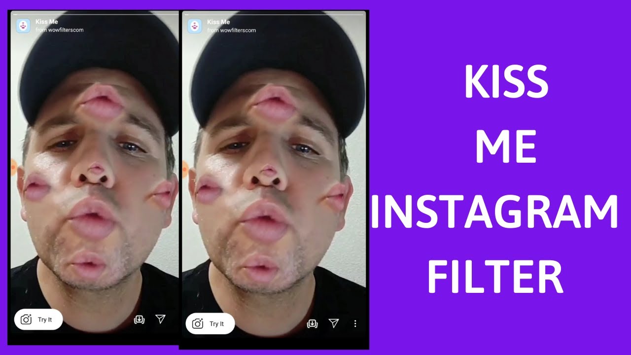 KISS ME Instagram filter | Best Instagram Stories filter - YouTube