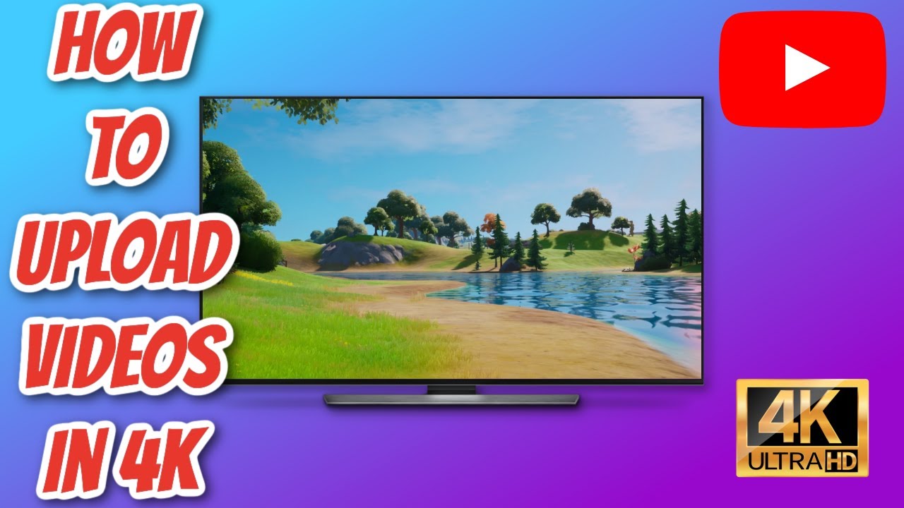 How To Upload YouTube Videos in 4K... - YouTube