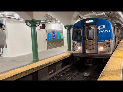 Port Authority Trans-Hudson (PATH) Action! | Hoboken Station / 33rd ...