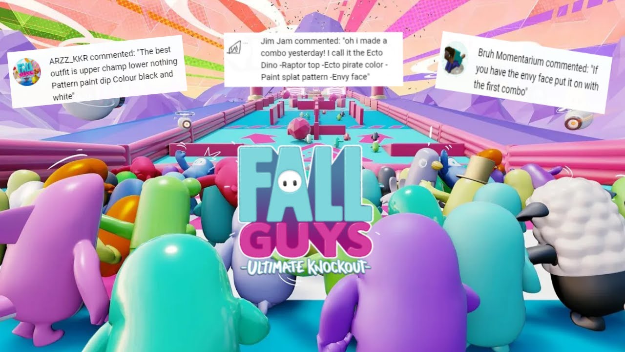 Top 3 Fall Guys FAN Outfits - YouTube