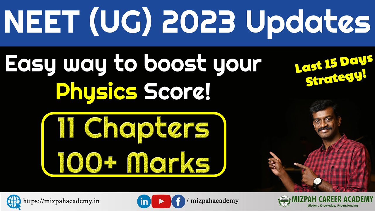 NEET 2023 - Physics Most Expected Questions 2023 - Predicting NEET ...