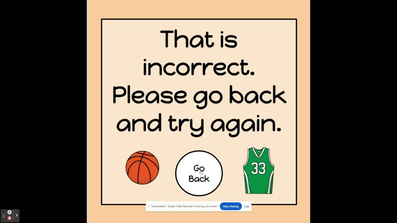 Basketball-Themed Multiplication Flashcard Game - YouTube