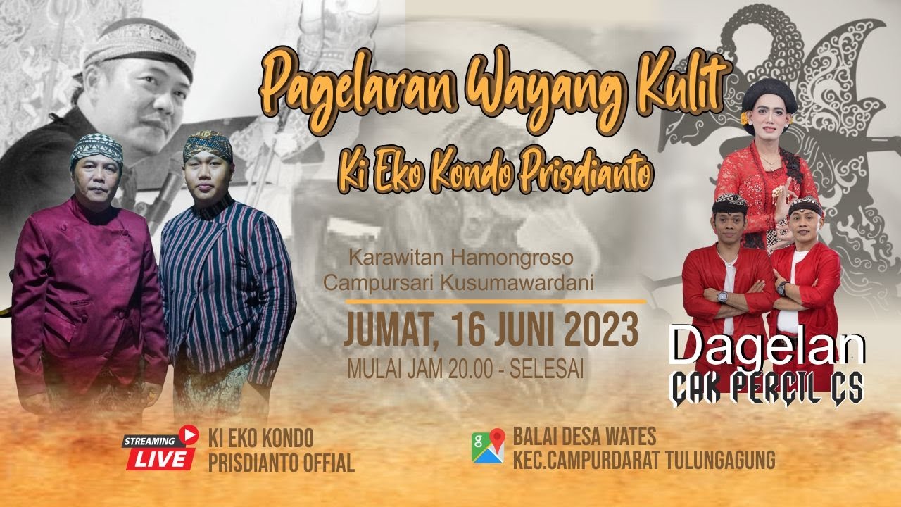 #lIVE PAGELARAN WAYANG KULIT KI EKO KONDHO PRISDIANTO BT CAK PERCIL CS ...