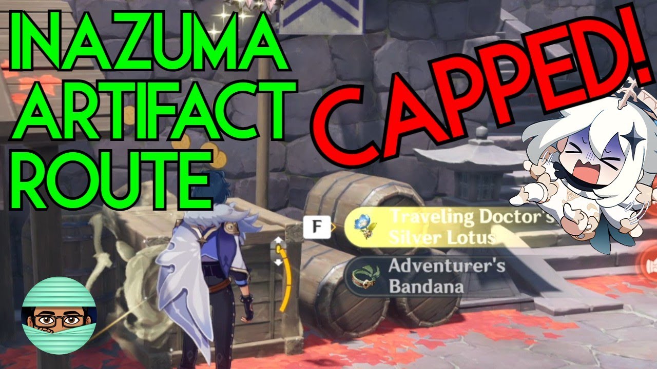 There's a cap on artifact exp? Inazuma Artifact Route & All Locations ...