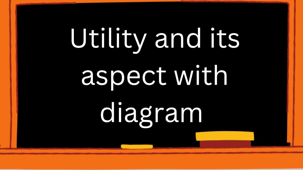 Definition of utility and different aspect or utility with diagram # ...