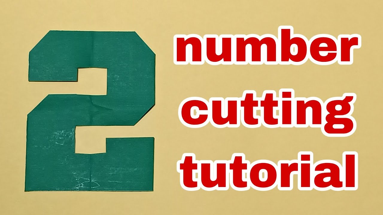 number cutting (2) tutorial - YouTube