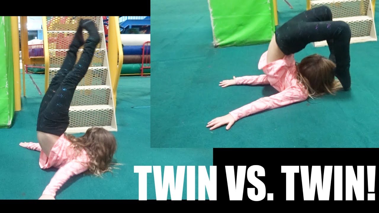 FLEXIBLE ACRO POSE & ACRO GYMNASTICS MOVES CHALLENGE - TWIN VS. TWIN ...