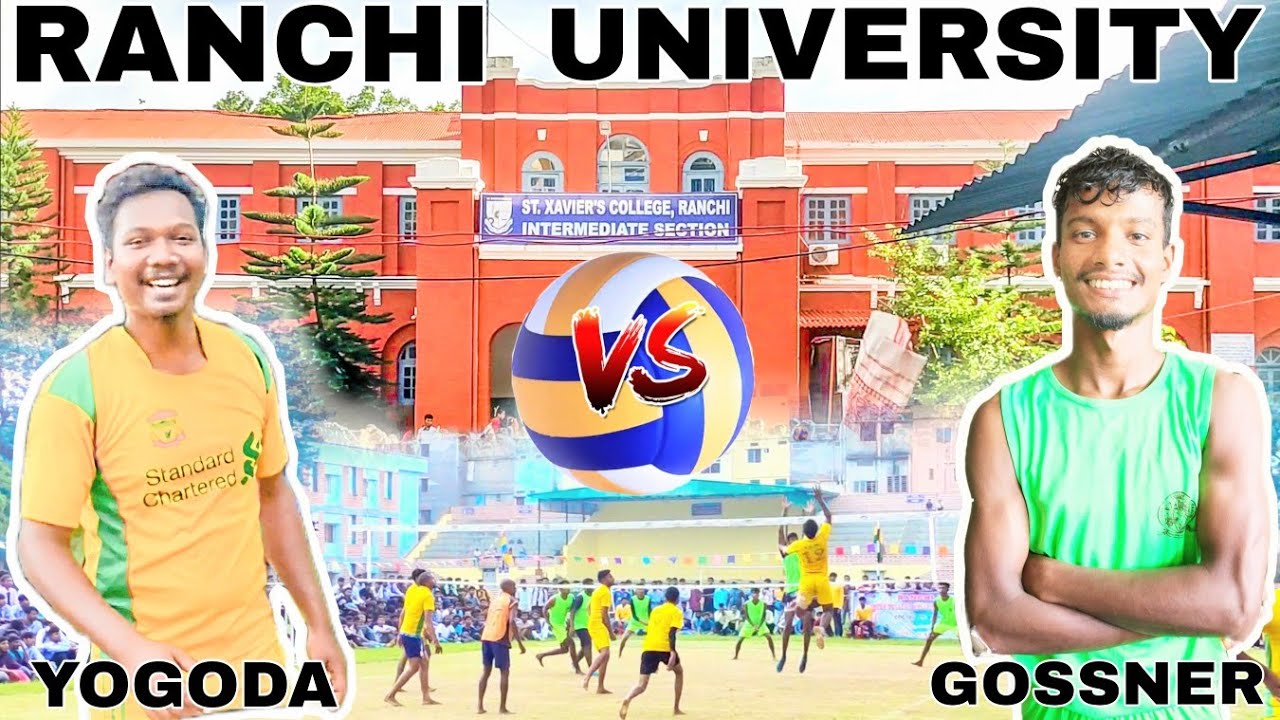 Ranchi University Volleyball / Final Match / Gossner college Ranchi VS ...