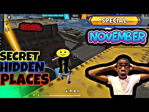 Top 5 Hidden Places in Bermuda | Hidden Places In Free Fire | BR Rank ...